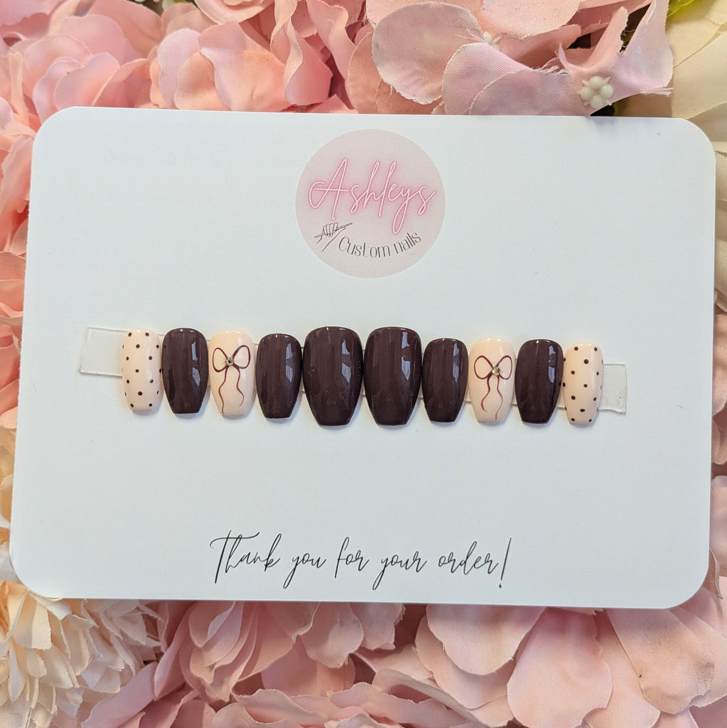 Pretty bow 🎀 – Ashleys custom nails